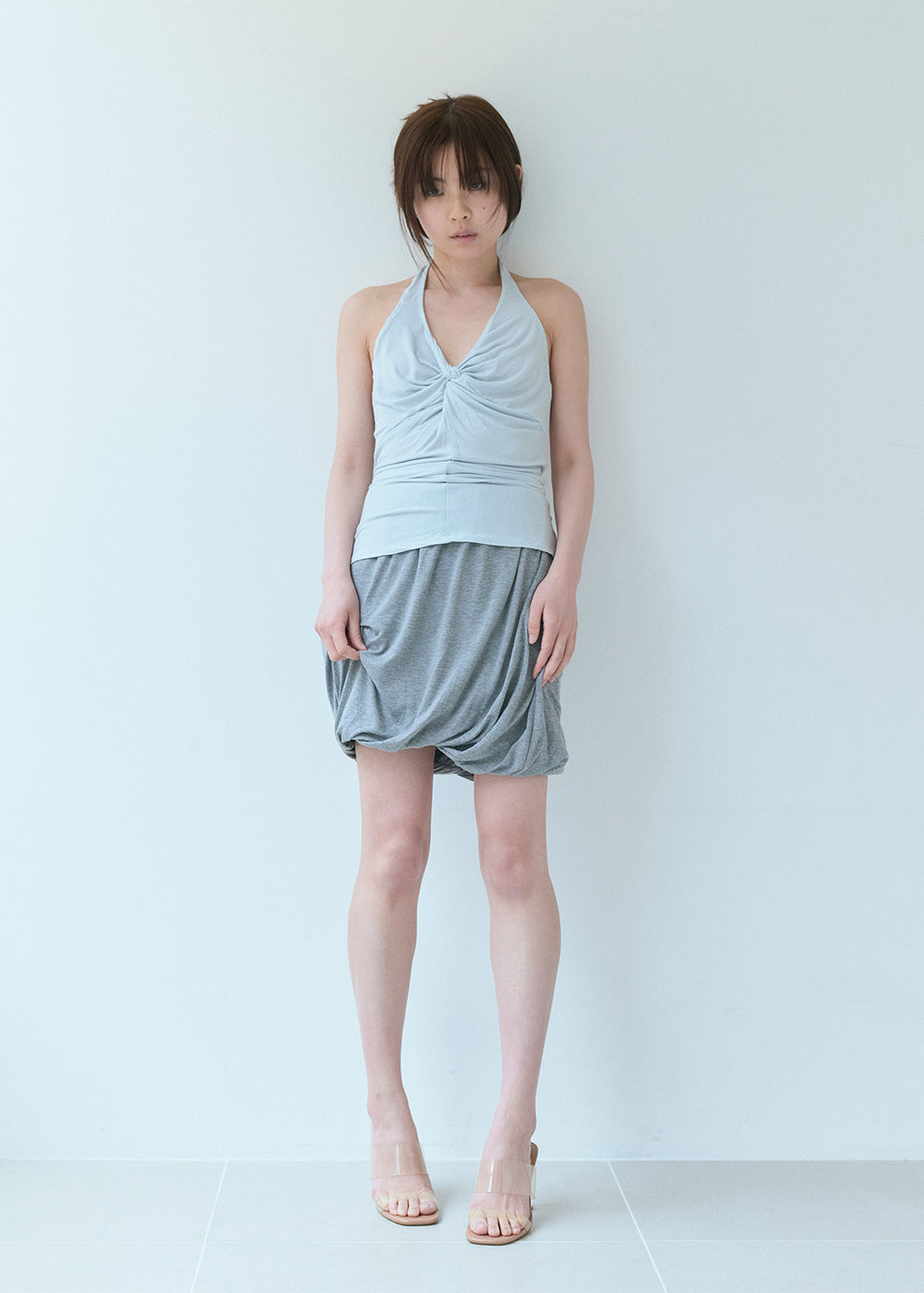 【6/20(Sat) 12:00】Drape Balloon Skirt (Gray) – COMME SI STUDIO